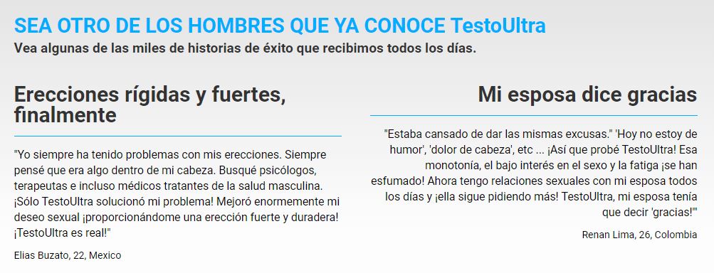 Testo Ultra Opiniones